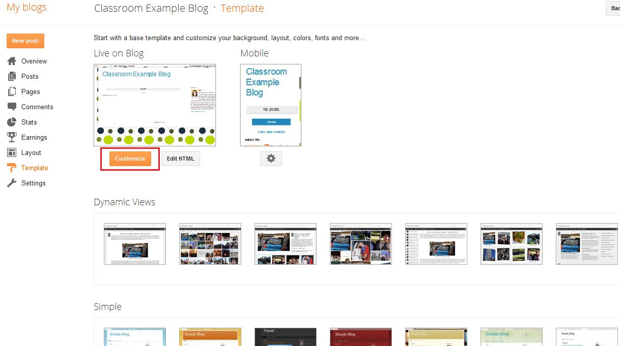 The Real Teachr: Classroom Blog Series- Part 2 {Setting Up Your Template}