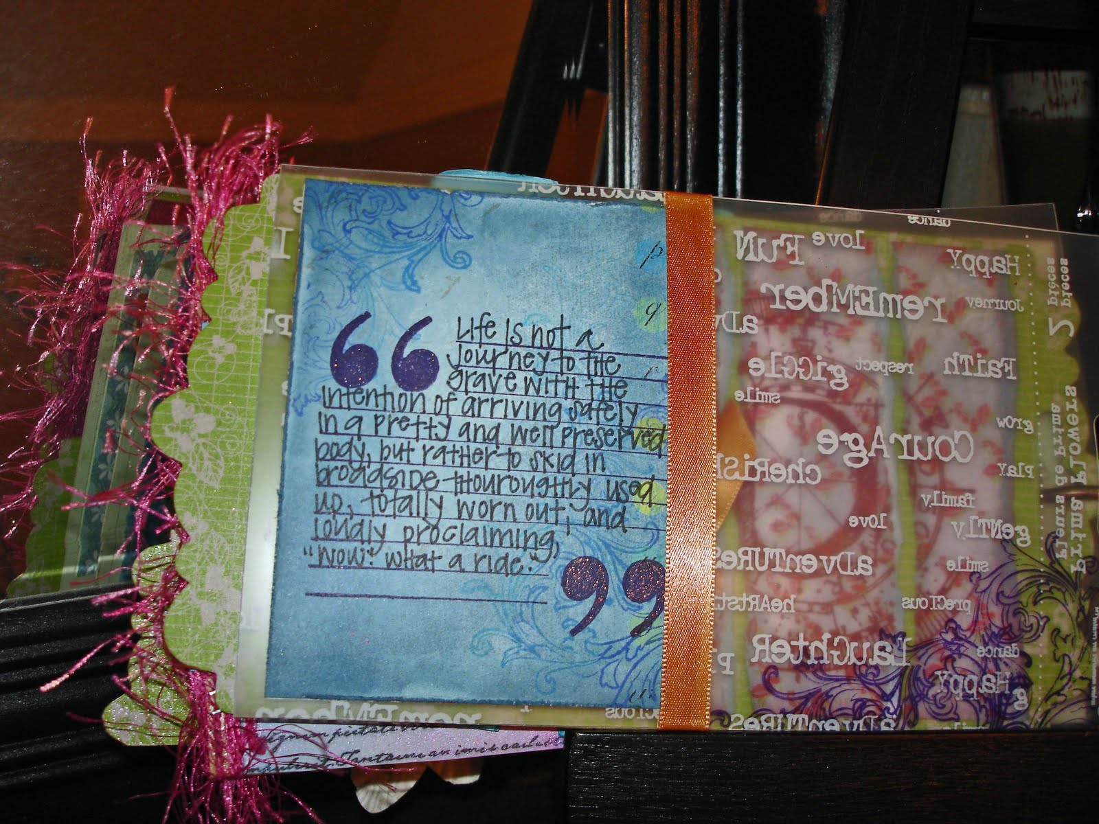 Scrapbooking Techniques: "Unusual" Mini-Album Blog Hop!