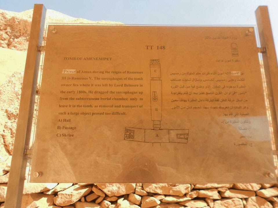 Luxor News - Jane Akshar: New tombs to visit - Amenemope ; Amenemopet ...