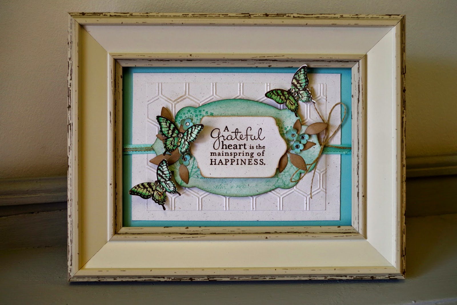 The Firefly Studio: Altered Frame featuring Papillon Potpourri