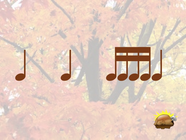 Turkey Rhythm Game - Music a la Abbott - Amy Abbott - Kodály Inspired ...