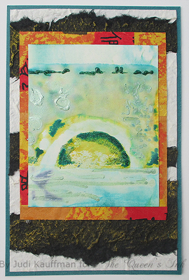 The Queen's Inkling: Magic Stamp Plus Altered Collage Papers by Judi ...