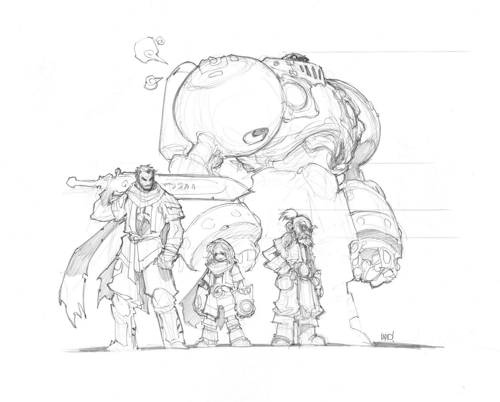 Battle Chasers Anthology Sketches | Joe Madureira ! Fansite