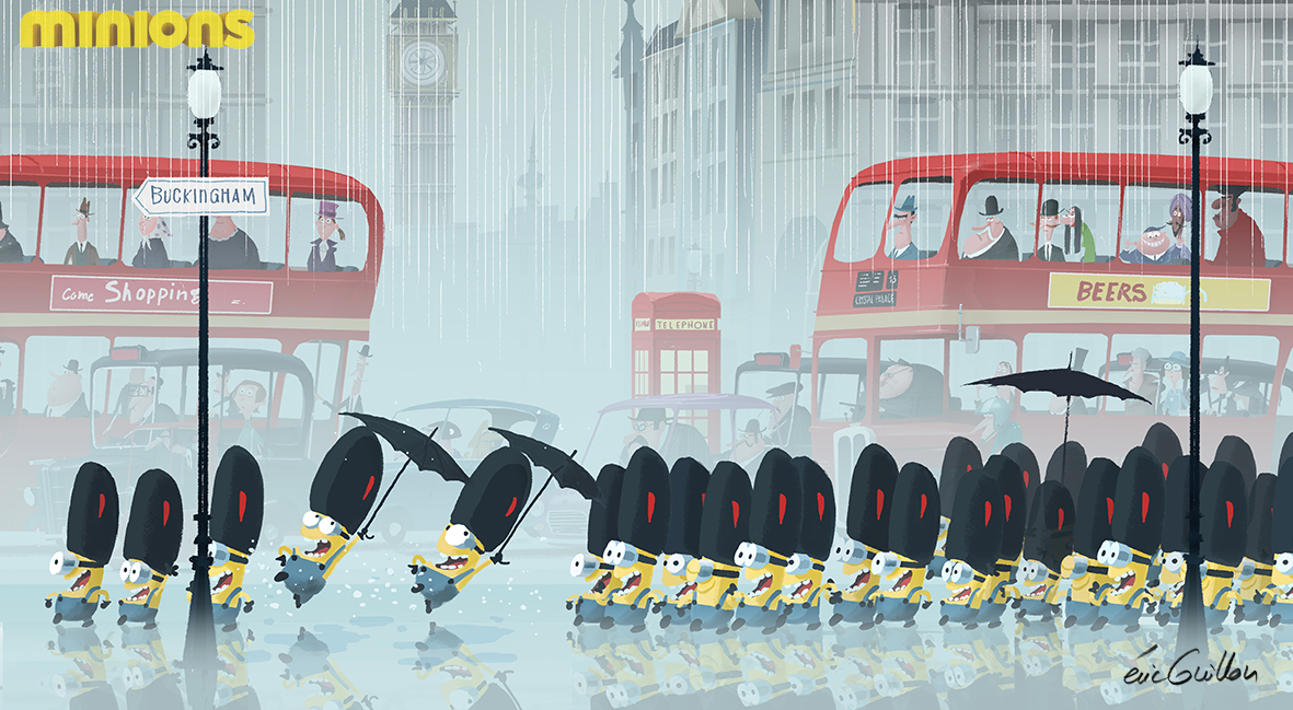 eric guillon: The Minions. Early sketches