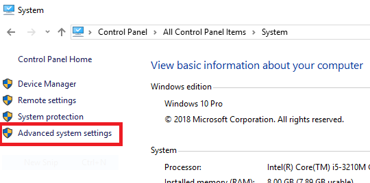 How to increase the virtual memory or the size of the paging file on ...
