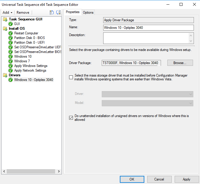 SCCM Task Sequence with GUI - How to install more then one image with a ...