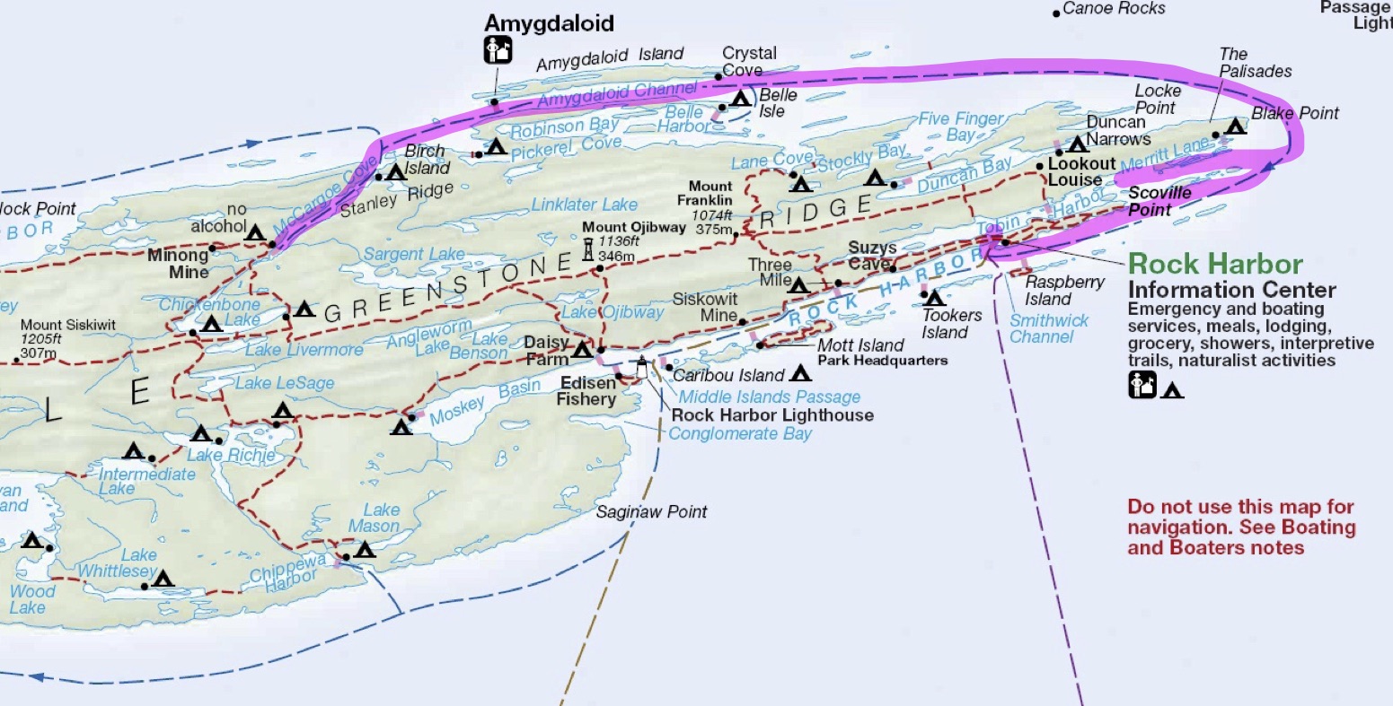 Cliffs and Ruins: Isle Royale 2017, Day 6: Ferry to Rock Harbor