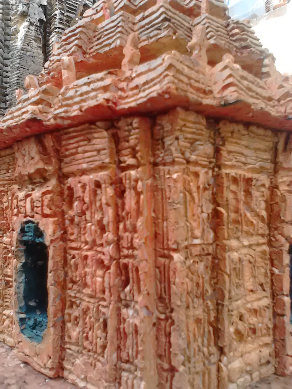 home made models: THERMOCOL SUN TEMPLE OF KONARK ODISHA INDIA