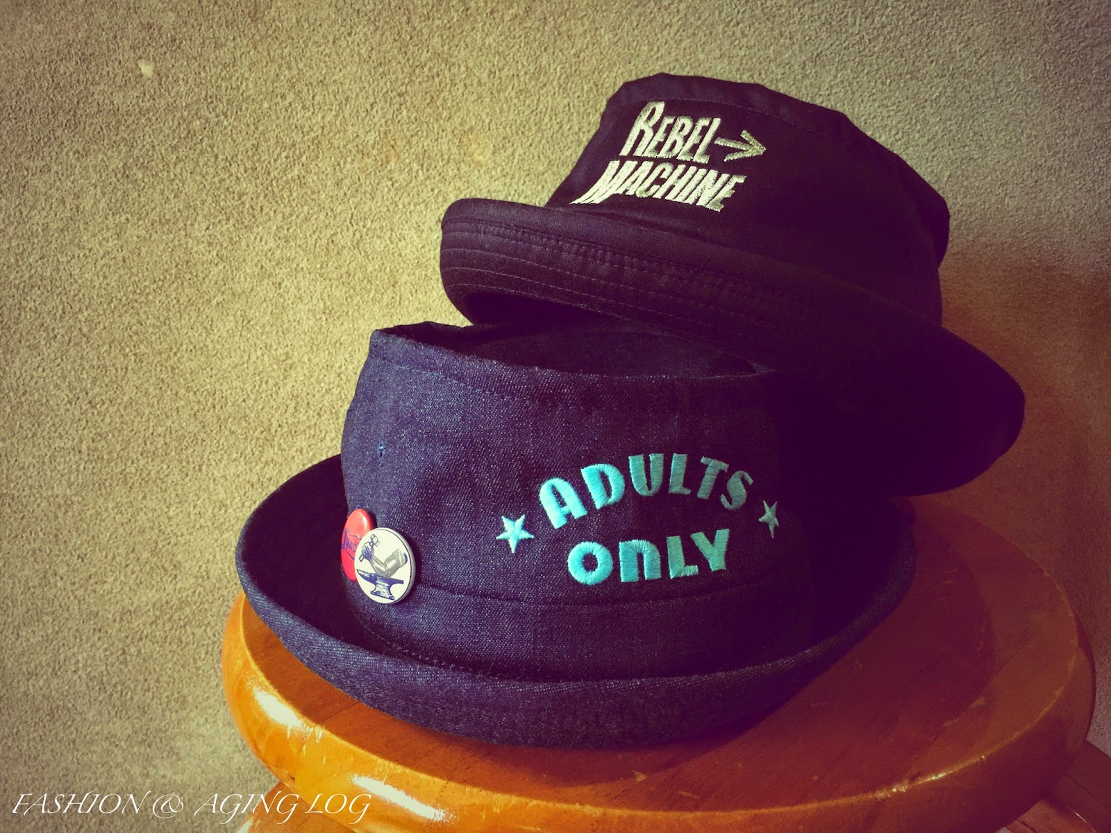 FASHION & AGING LOG: 【HEAVY GAUGE】ROLL HAT & MESH CAP