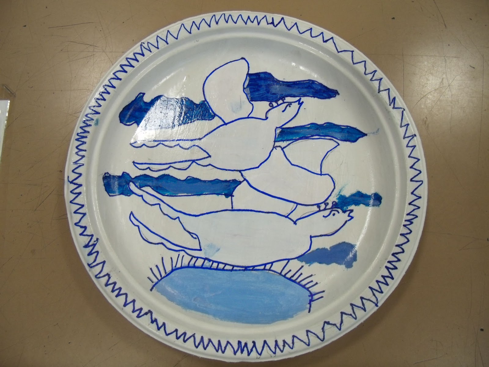 chucks, crayons, and a little creativity : Willow Pattern Plates in ...