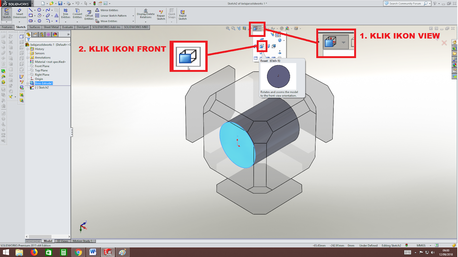 BELAJAR SOLIDWORKS PEMULA 2