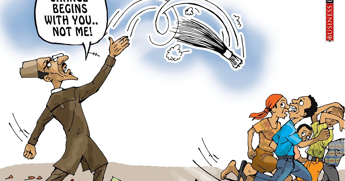 WELCOME TO UGOSMASH BLOG: "CHANGE BEGINS WITH YOU"- HILARIOUS CARTOON