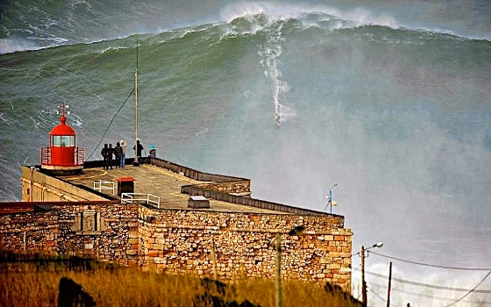 Ondas gigantes do Canhão de Nazaré – Portugal ~ Você realmente sabia?