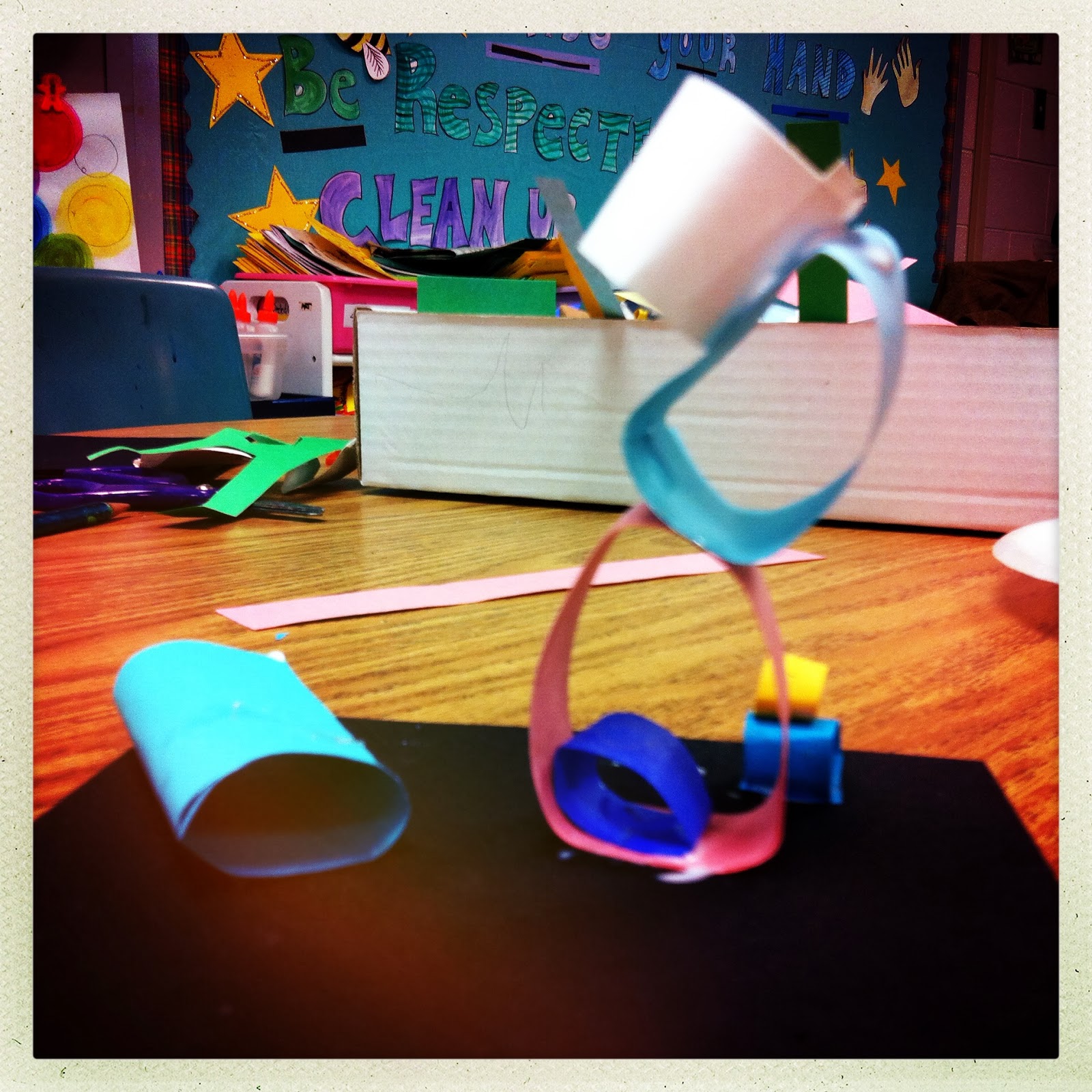 ChumleyScobey Art Room: Paper Cylinder Sculpture