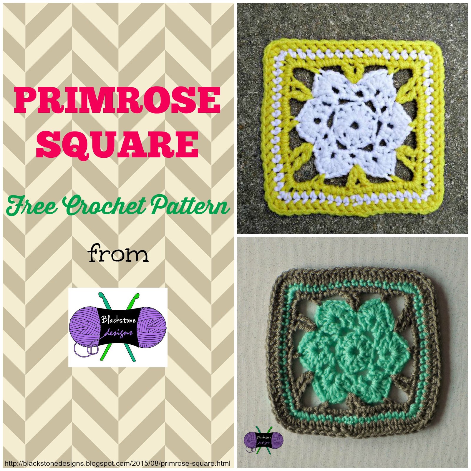 Primrose Square - Free Crochet Pattern | Blackstone Designs Crochet ...