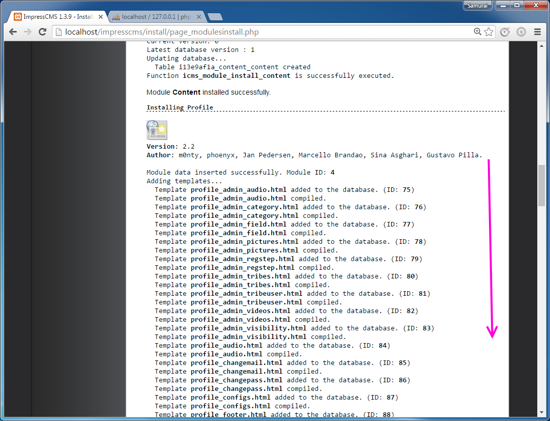 Codingtrabla Tutorials Install Erp Cms Crm Lms Hrm On Windows And Linux Install Impresscms 13 2612