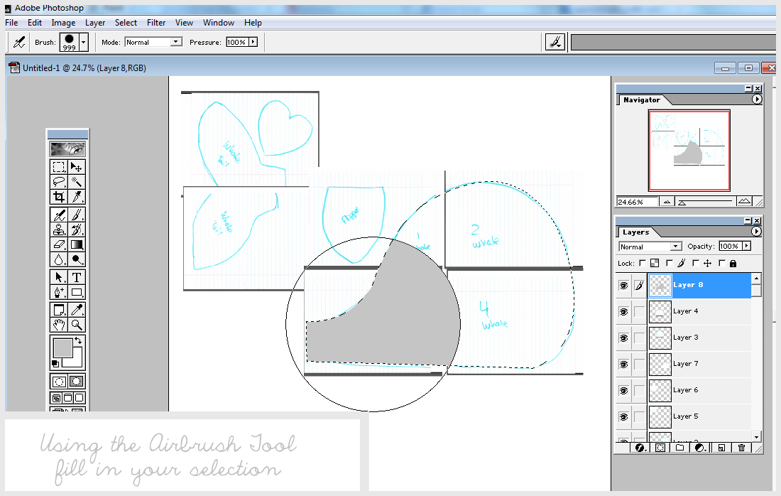 How to Digitize Your Sewing Patterns using Photoshop - We Lived Happily ...