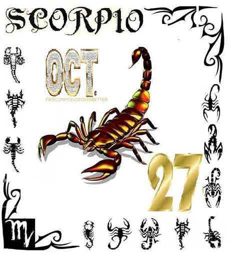 Scorpio Born on October 27