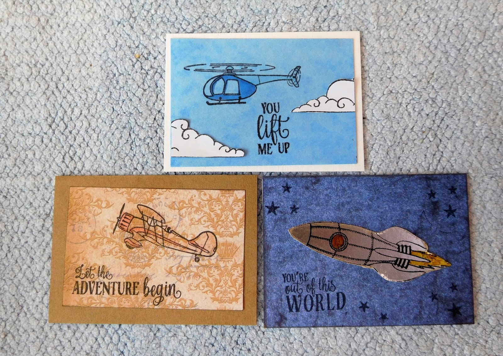 Alizabethy - Card Making Addict!: Up in The Air - Creative Stamping ...