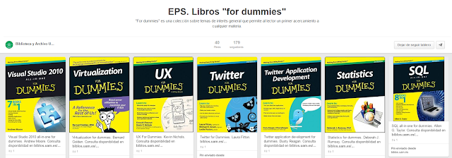 Los libros "for dummies" inundan nuestro Pinterest ~ CanalBiblos: blog ...