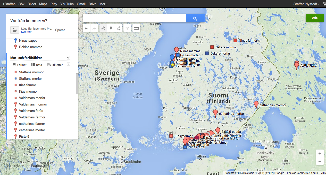 Försök o Misstag: Var är vi på kartan?