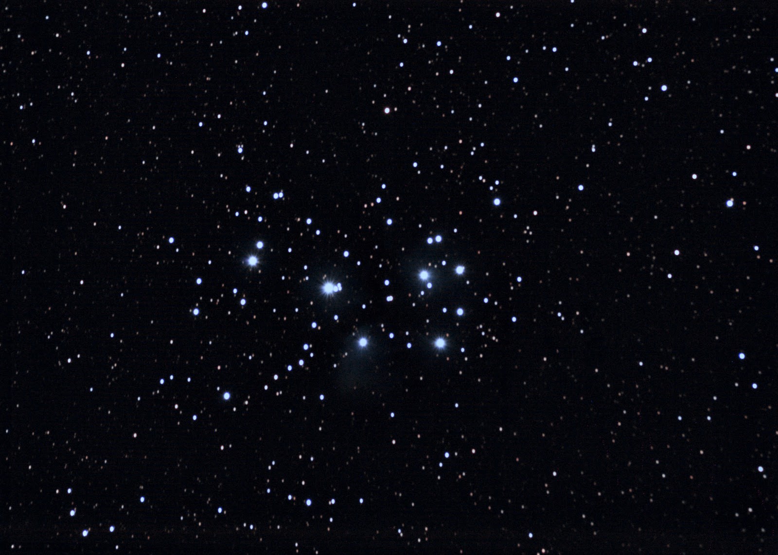 Mój wszechświat: Obserwacje 04-03-2013 Plejady