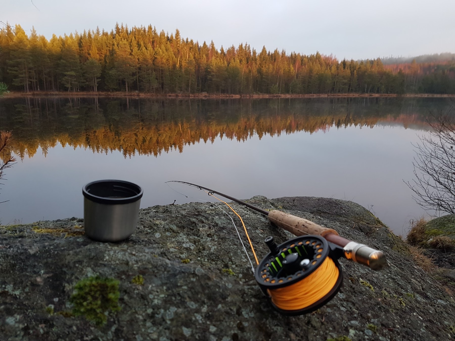 .: Flugfiske jakten på julbågen