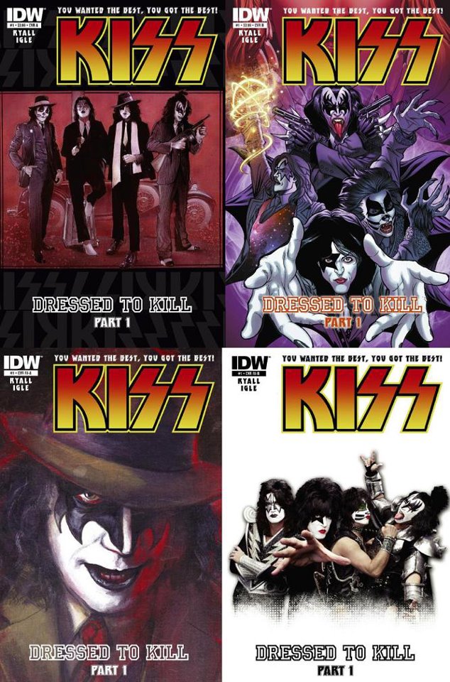 COMICORP: Portadas del Comics de KISS!