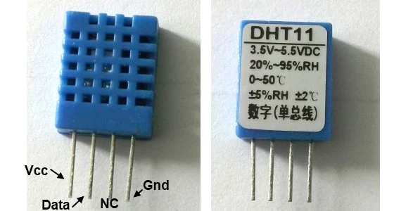 Interfacing PIC18F4550 with DHT11(RHT01) humidity and temperature sensor