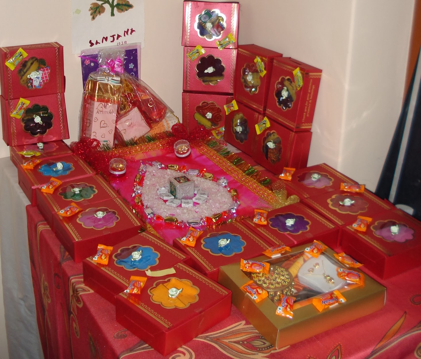 GIFTS GALORE: Bridal gifts packing