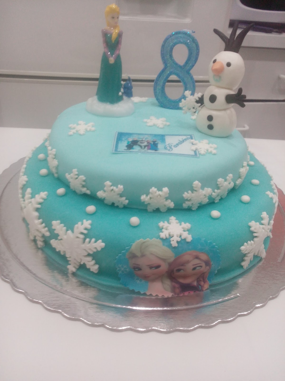 Bolos Decorados da Lurdes: Bolo Frozen 2 Andares