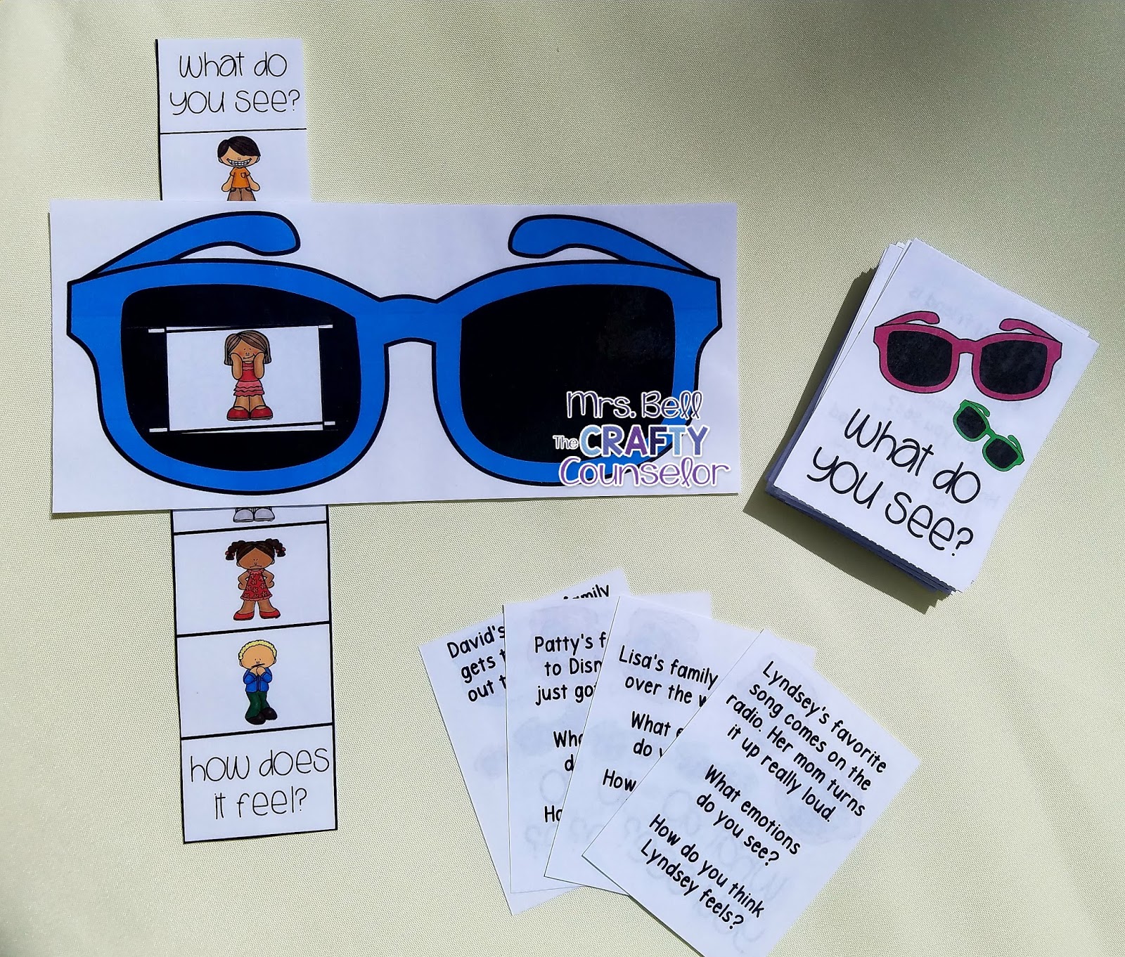 Emotions Sliders (Empathy Builders) - Mrs. Bell The Crafty Counselor