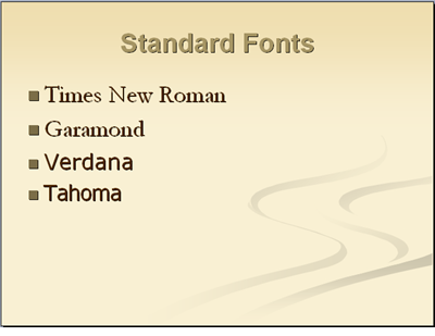 Font Tips Powerpoint Tutorials - 4 Presentation
