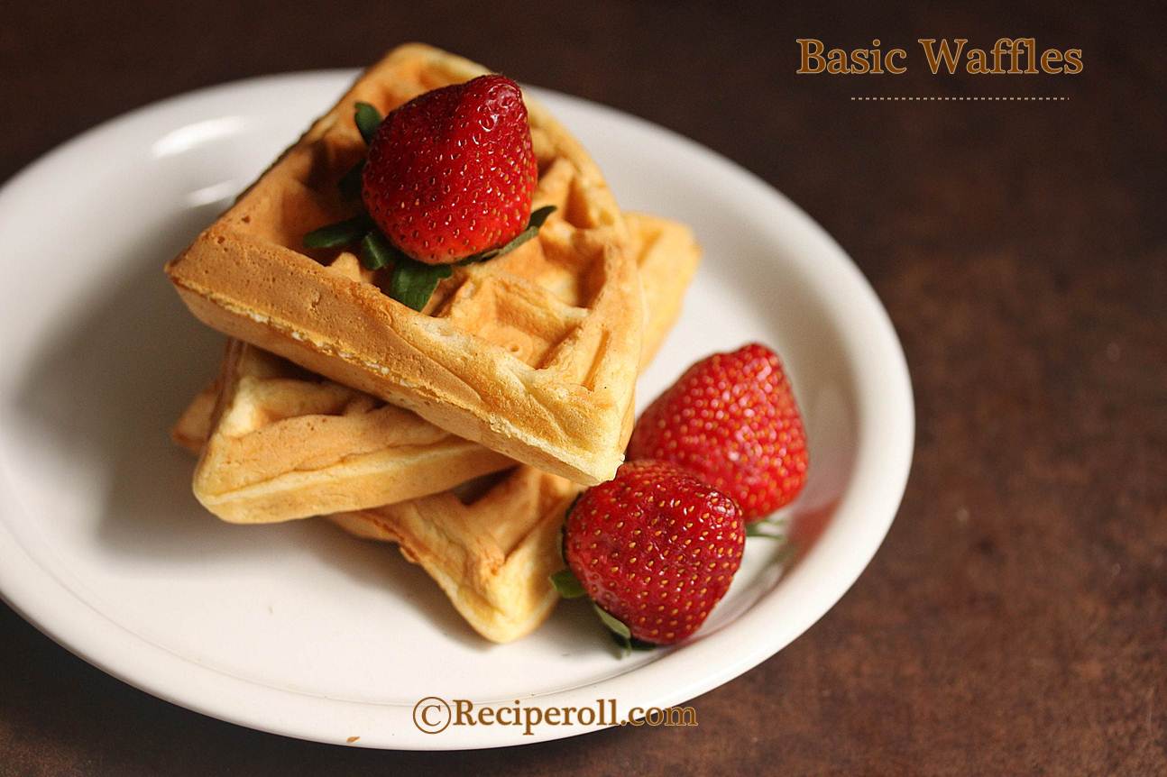 Basic Waffles | How To Make Fluffy Waffles