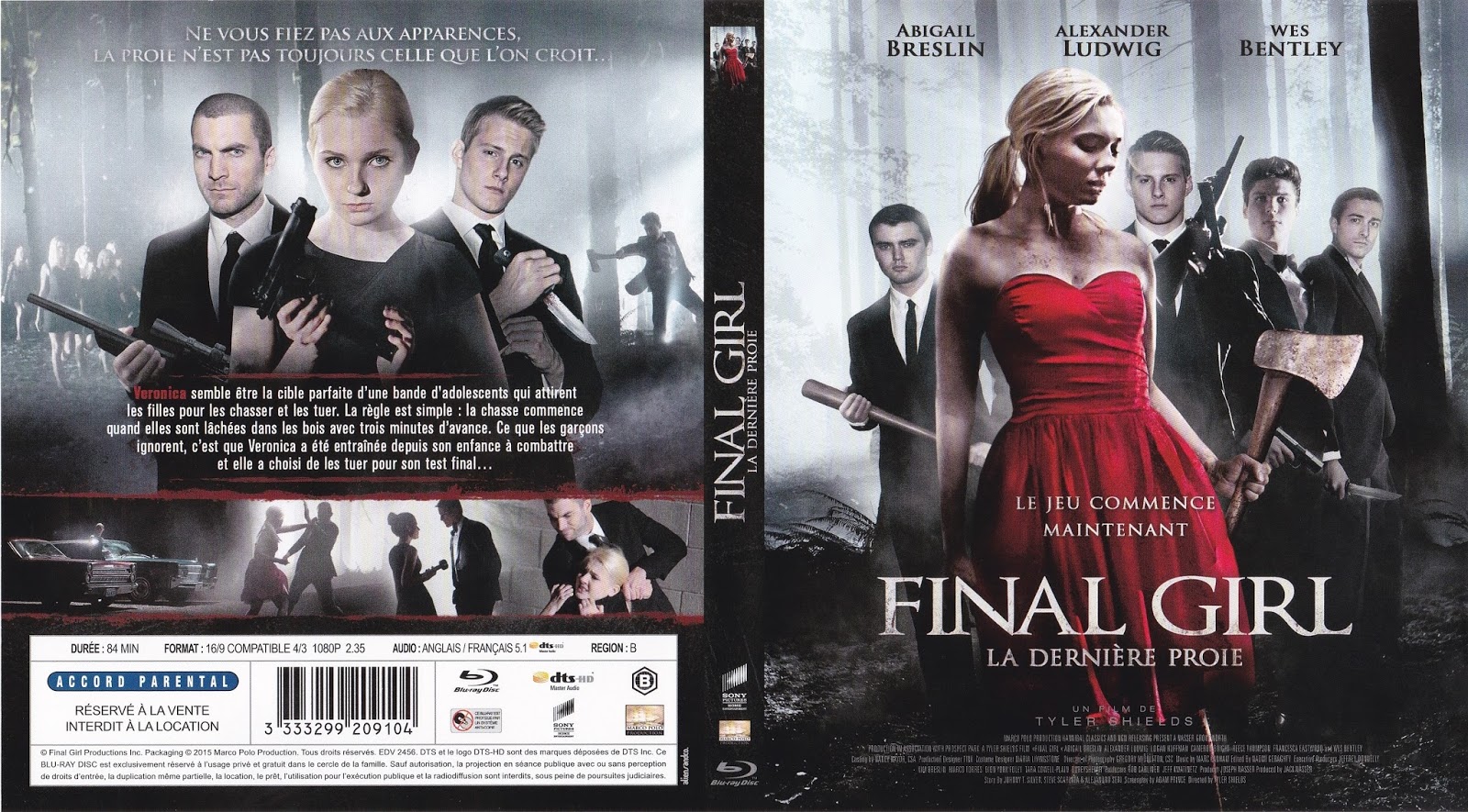 BLU-RAY JAQUETTES BLU-RAY: Final Girl