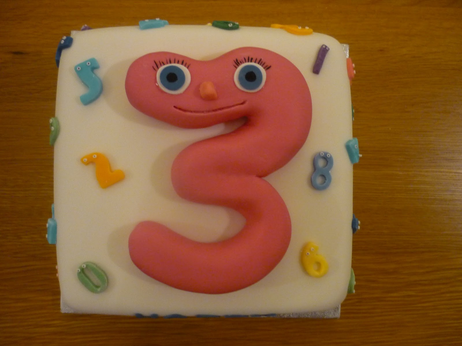 Eat Cakes by Susan: Numberjacks Birthday Cake