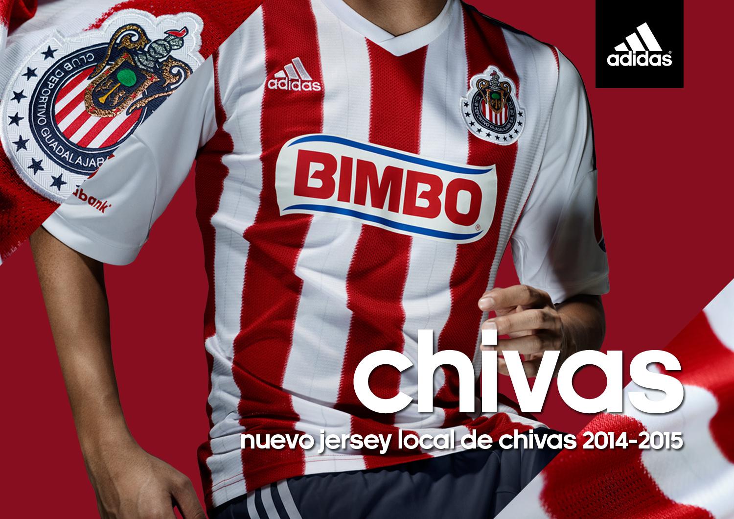 Chivas Guadalajara 14-15 Home Kit Released - Footy Headlines