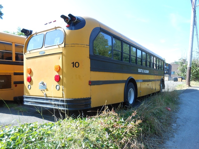 Seattle's Parked Cars: 1979 Gillig Transit Coach School Bus