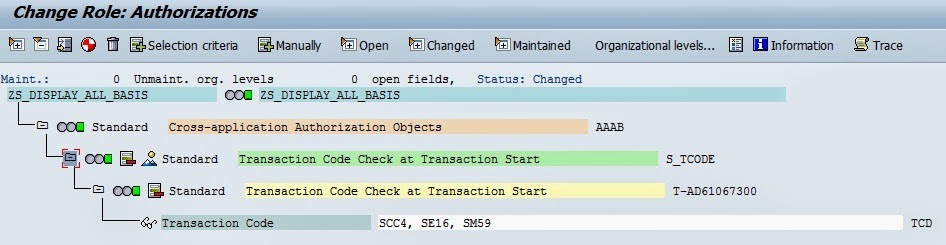 SAP Admin Tips: Creating Display Only Security Roles ~ Cryptohax Research