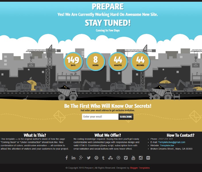 template ou thème de blogger ou de blogspot