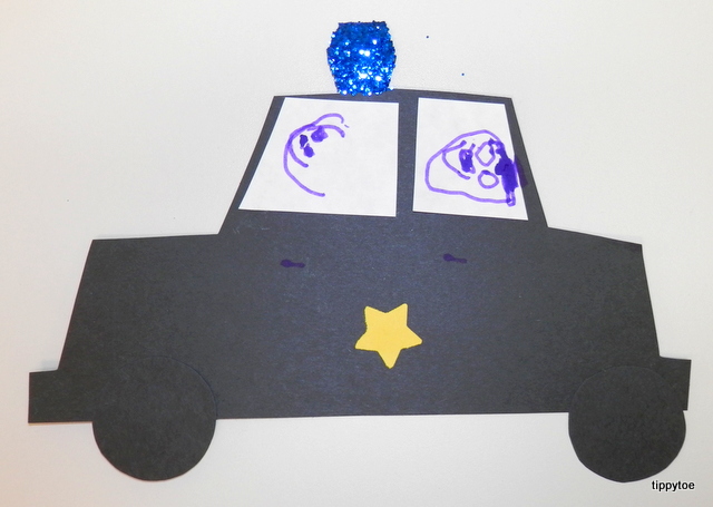 Tippytoe Crafts: Police Car Craft