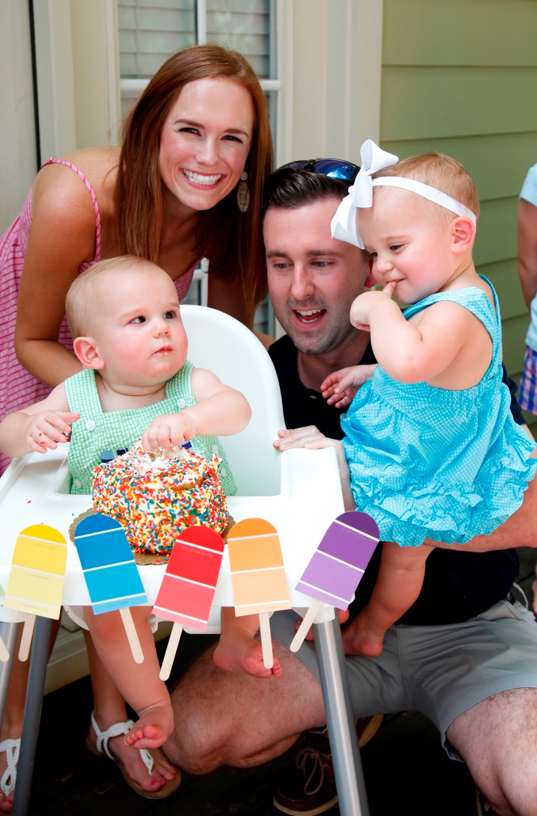 Thomas' Pizza & Popsicles 1st Birthday Party! - Carolina Charm