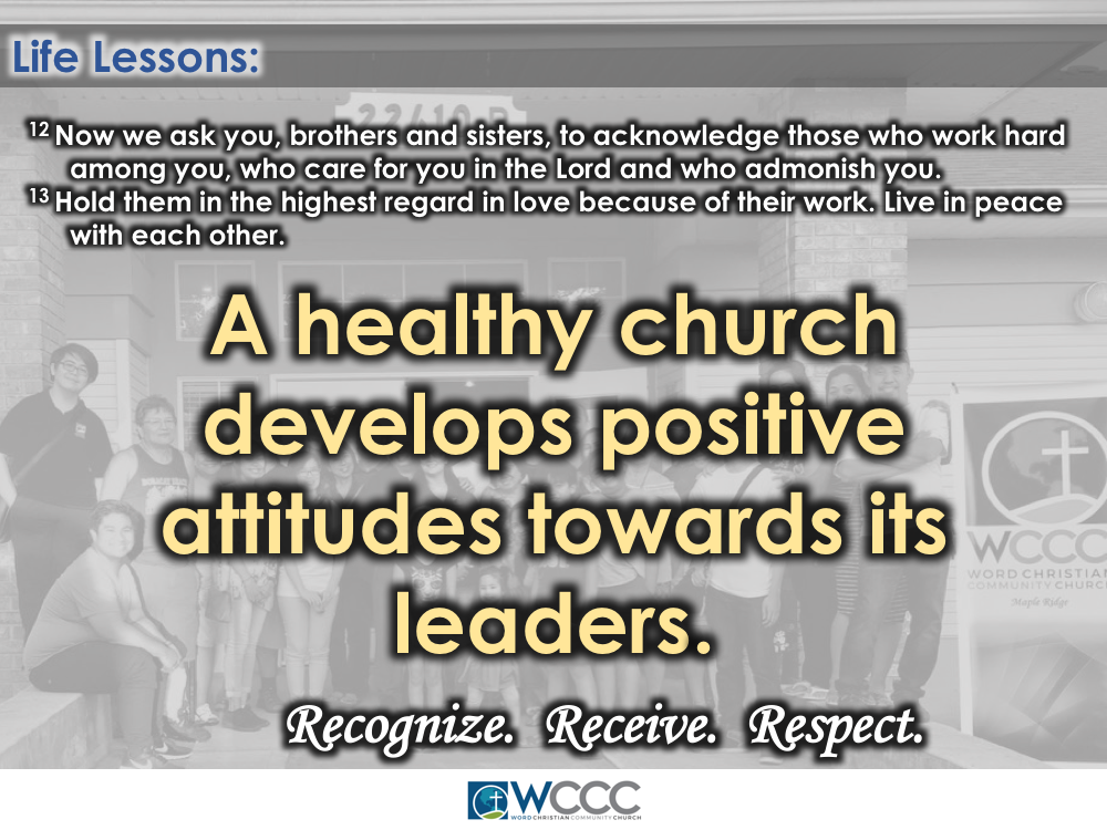 Pastor Ramil Carmen's Blogs: Positive Attitudes of a Healthy Church
