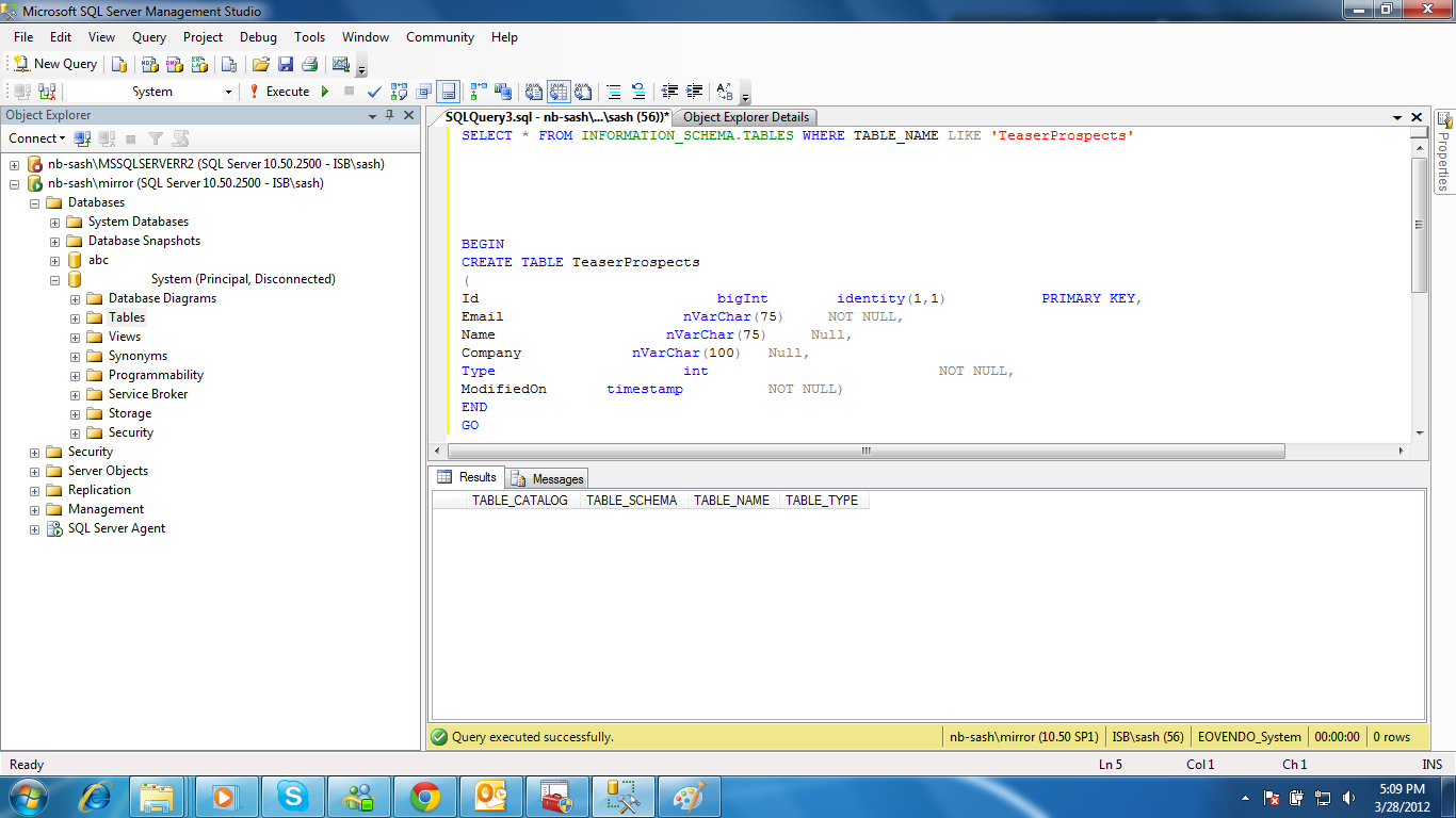 Sql Server knowledge sharing blog: Verify database mirroring solution ...
