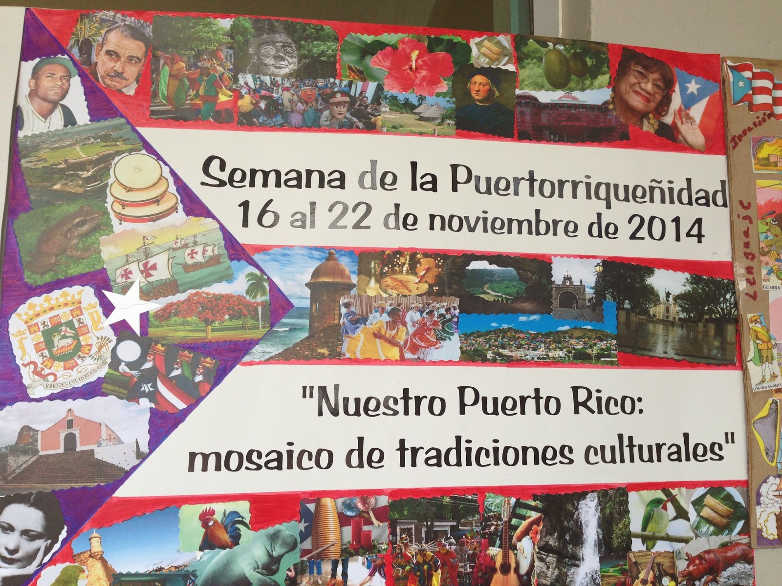 Biblioteca de la Escuela Alfredo Dorrington: Semana de la Puertorriqueñidad