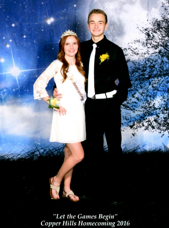 The Blackham Bunch: Cal and Kate - Homecoming 2016