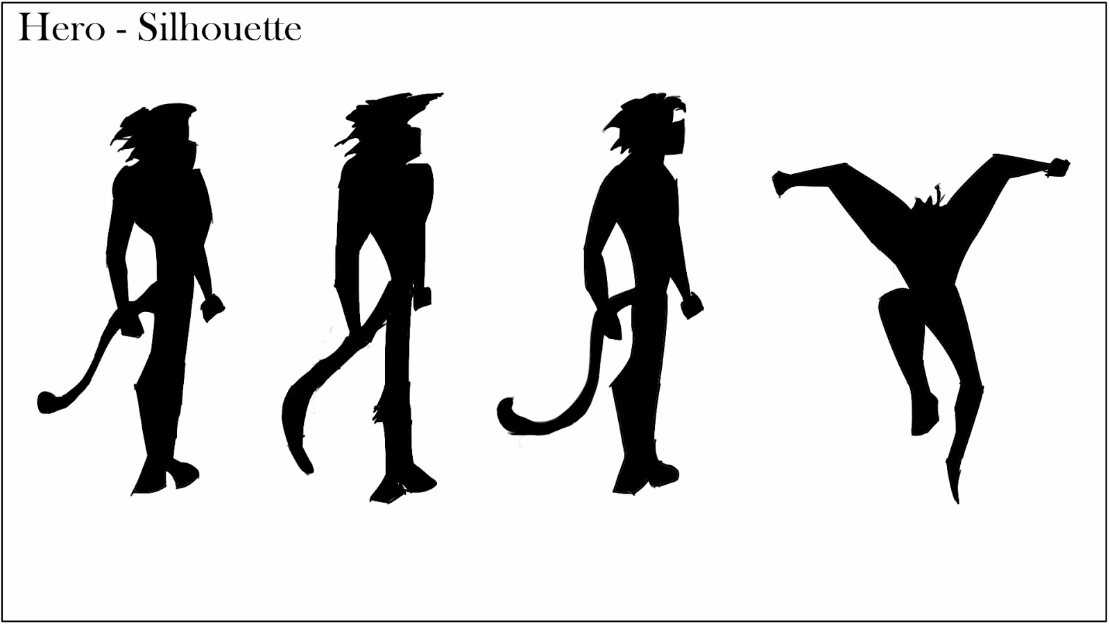 George Nwosisi: Character Design: Hero, Sidekick and Villain Silhouettes