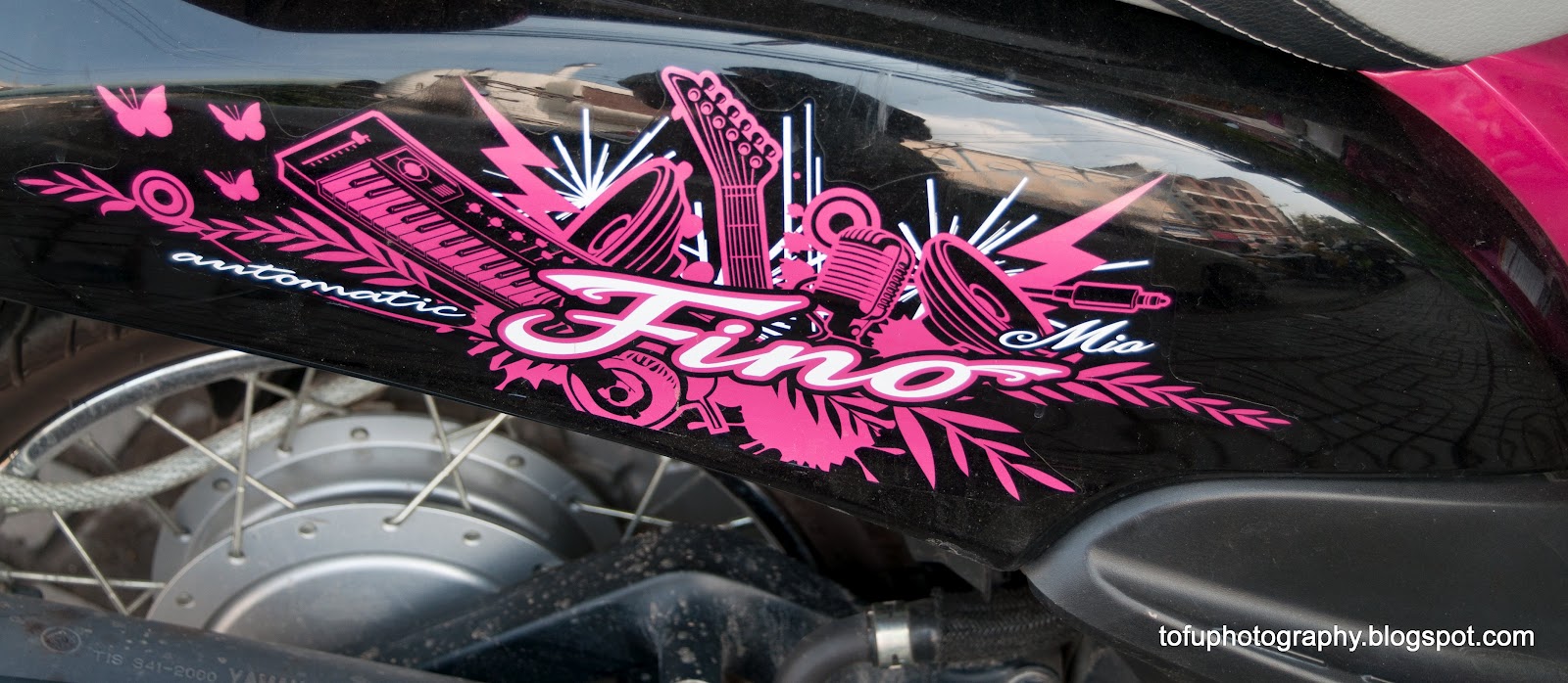 Tofu Photography: Fino motorbike decal