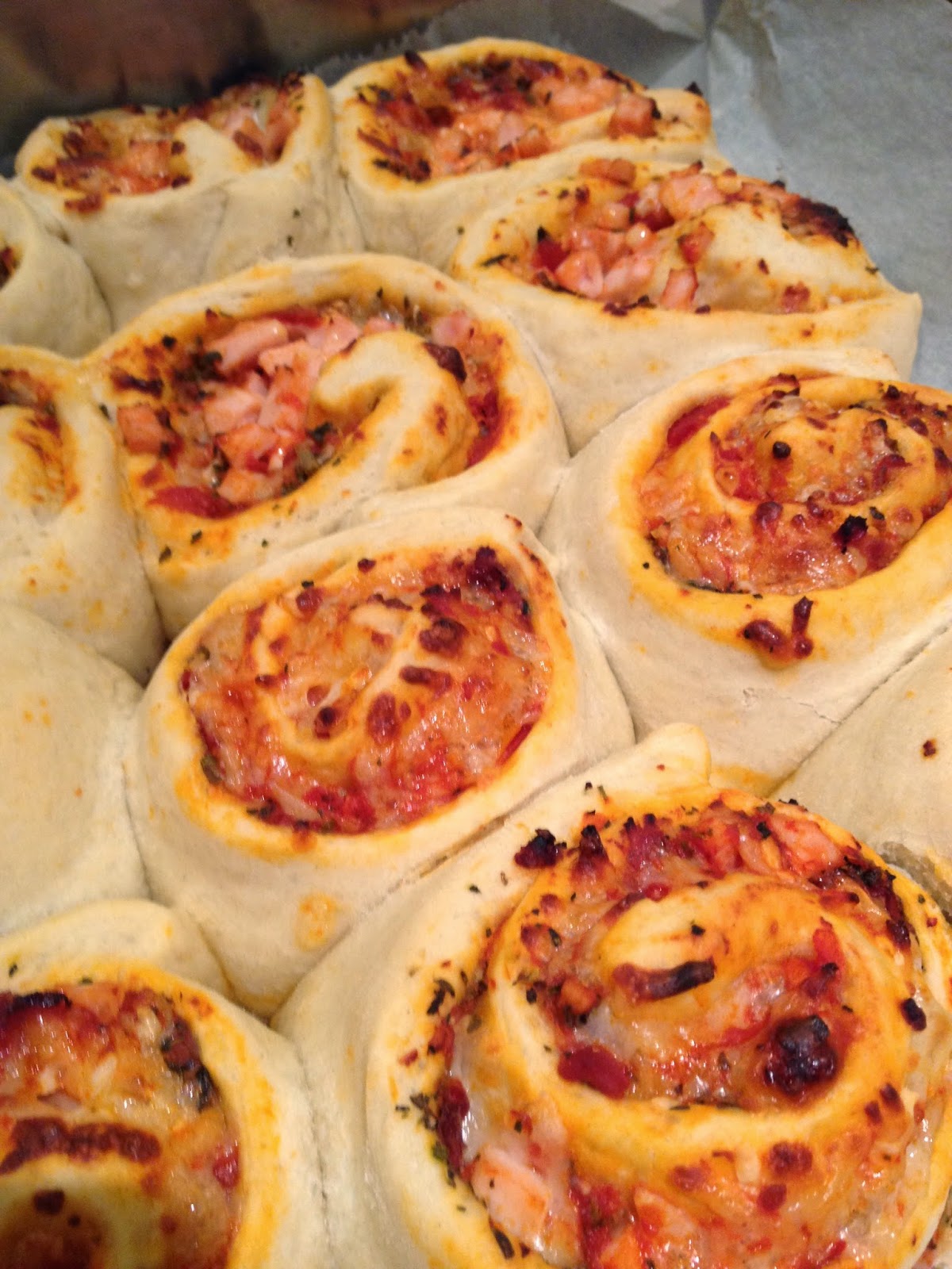 La cocina de Mar: ROLLITOS DE PIZZA