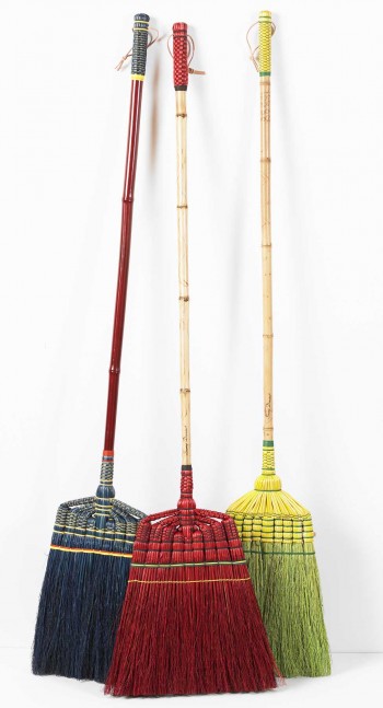 White Canvas Designs: Handmade Broom Set